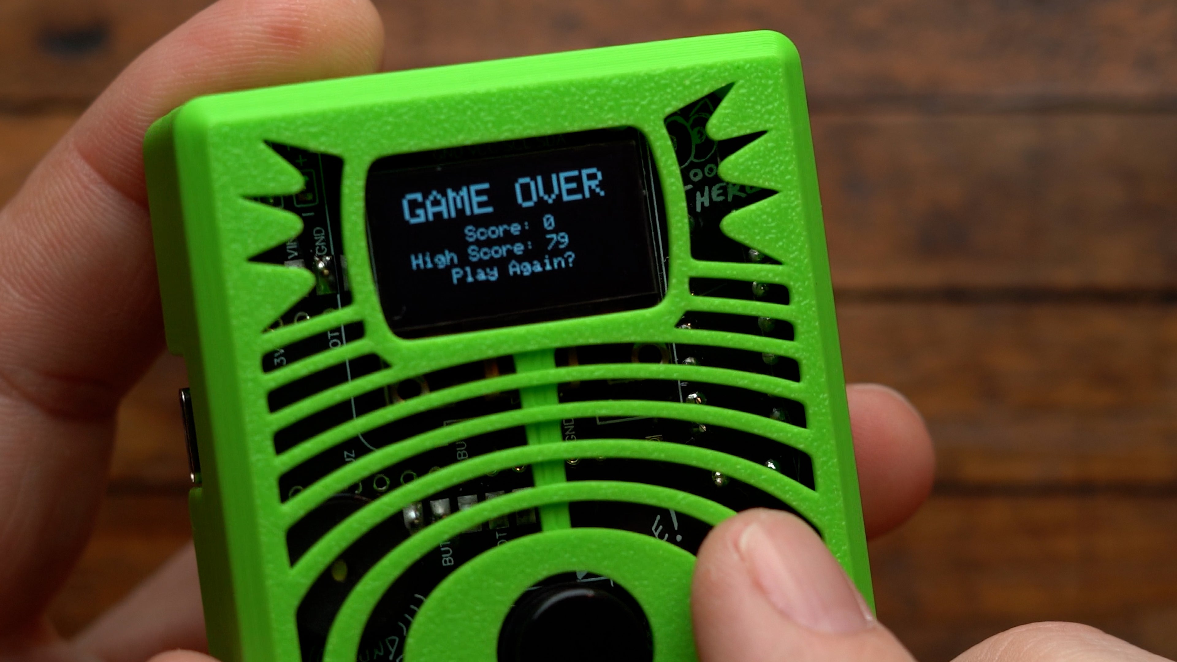 Space Drop Handheld Game [Solder Kit] – HackMakeMod